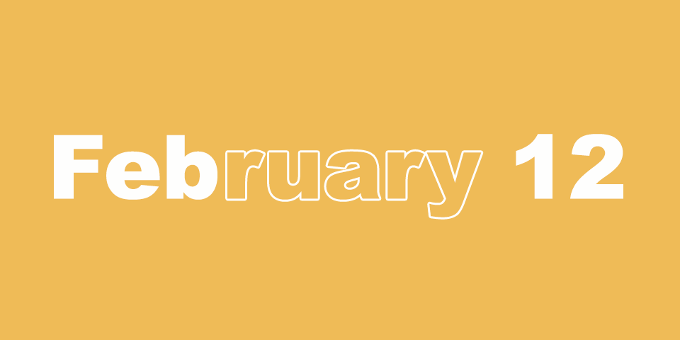 February 12 - 365 Day Bible