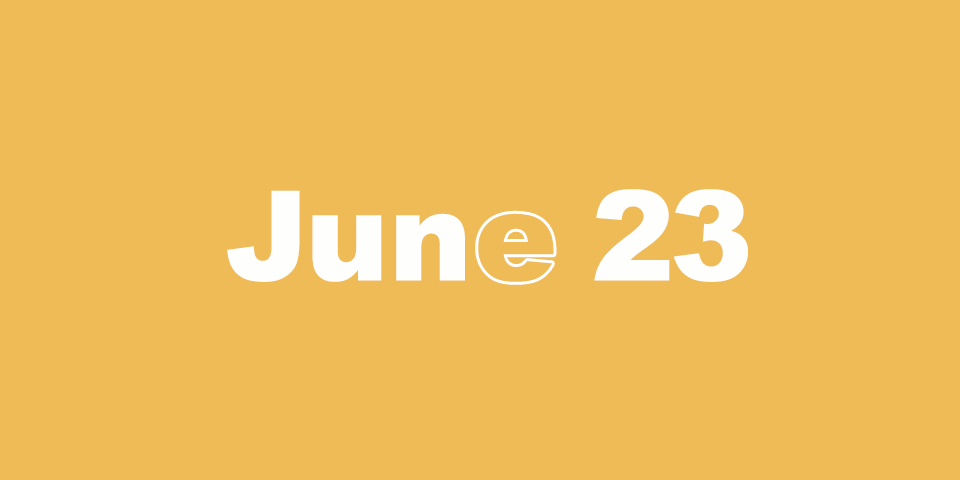 June 23 - 365 Day Bible